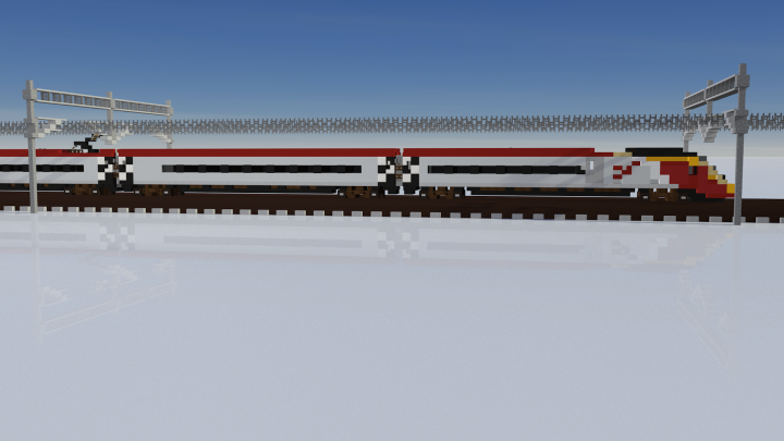 British Rail Class 390 Pendolino Minecraft Map