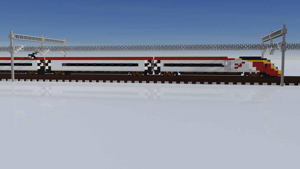 British Rail Class 390 Pendolino Minecraft Map
