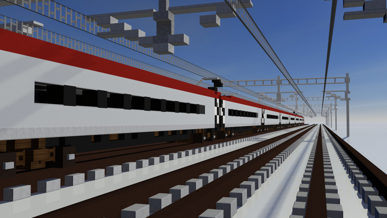 British Rail Class 390 Pendolino Minecraft Map