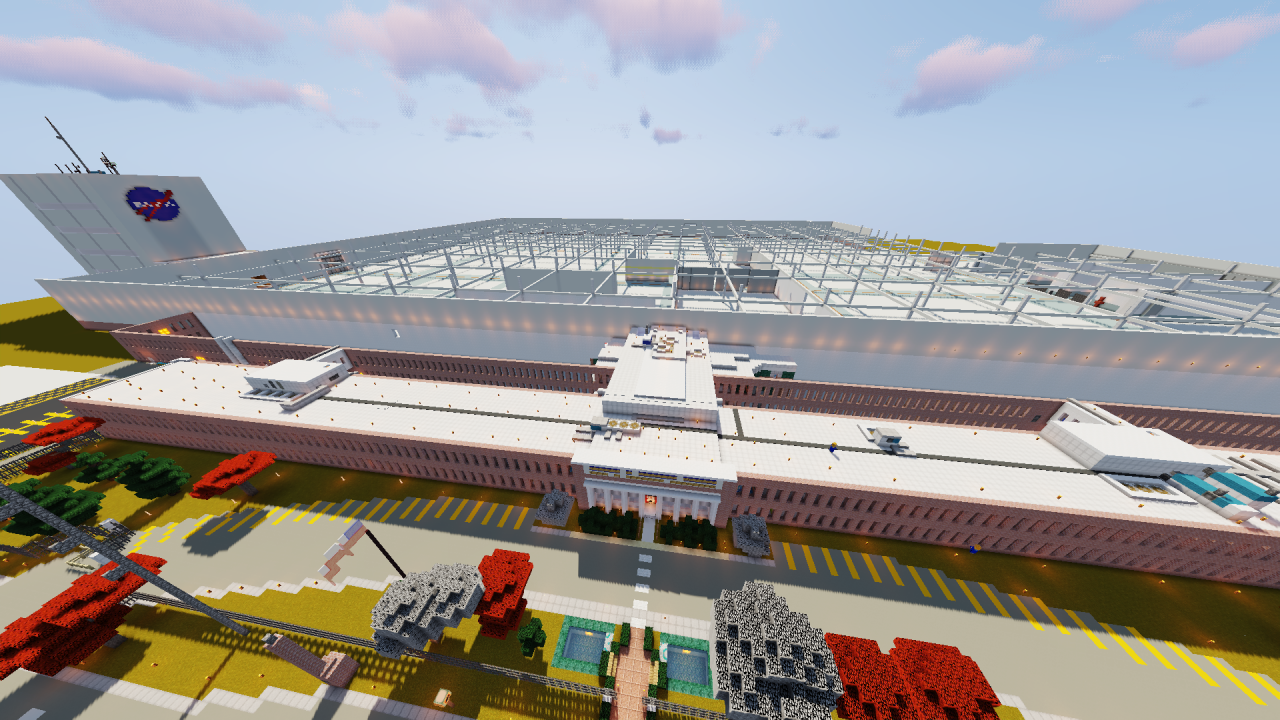 NASA's Rocket Factory - Scale 1:1 replica Minecraft Map