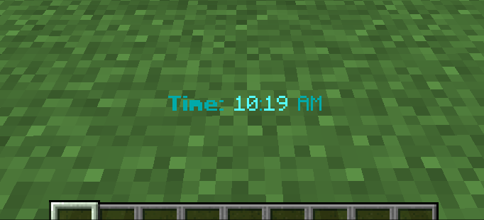 TimeTracker - 12/24 Hour Time In Minecraft (Datapack) Minecraft Data Pack