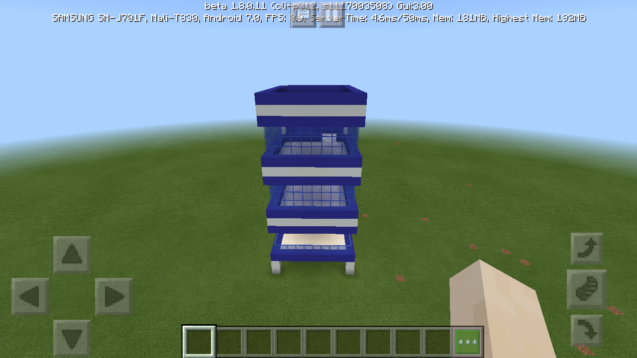 2 flat building Minecraft Map