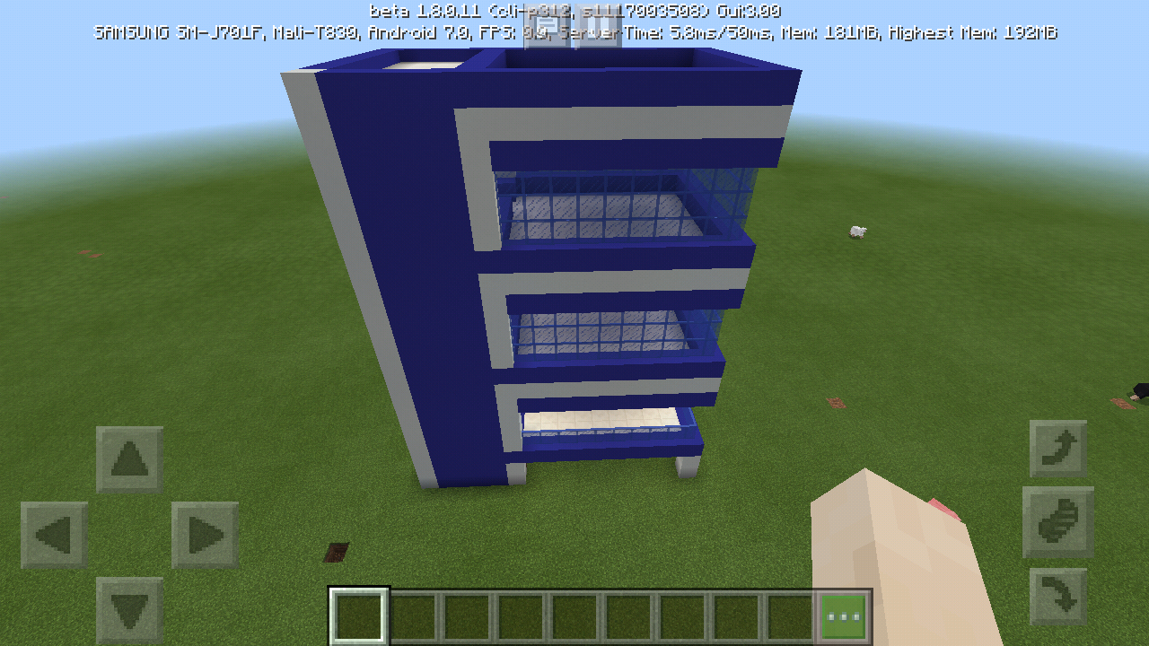 2 flat building Minecraft Map