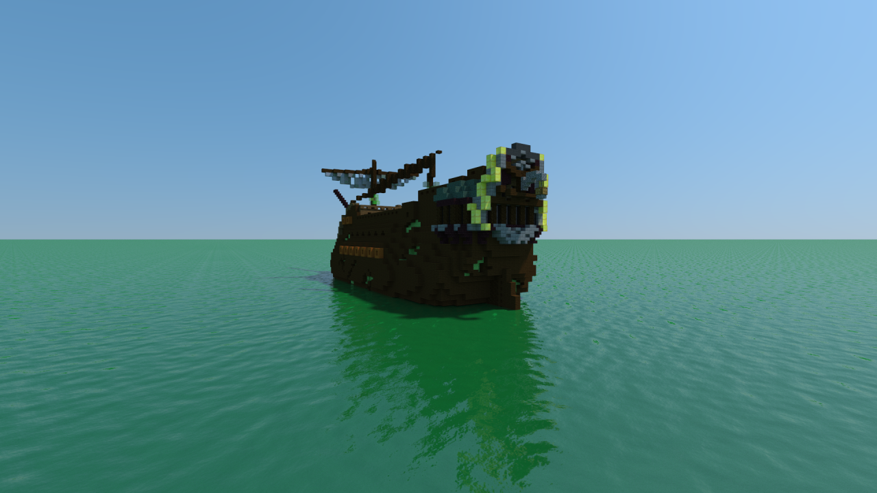 Spooky Ghost Ship Minecraft Map