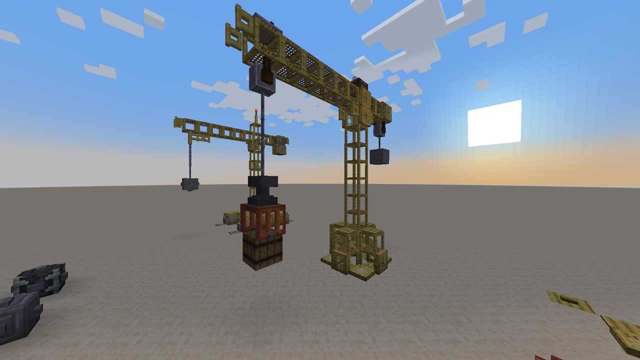 Cranes vol.2 bundle & schematics (structure blocks data) Minecraft Map