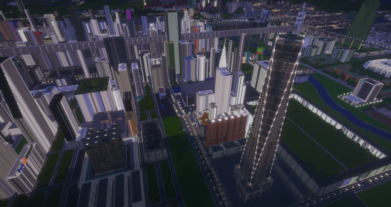 Minedorf City v24.10 - The Largest Minecraft City Map Minecraft Map