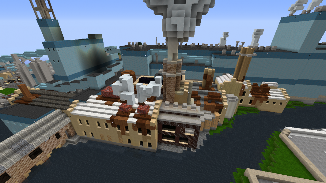 PULP & PAPER MILL Minecraft Map