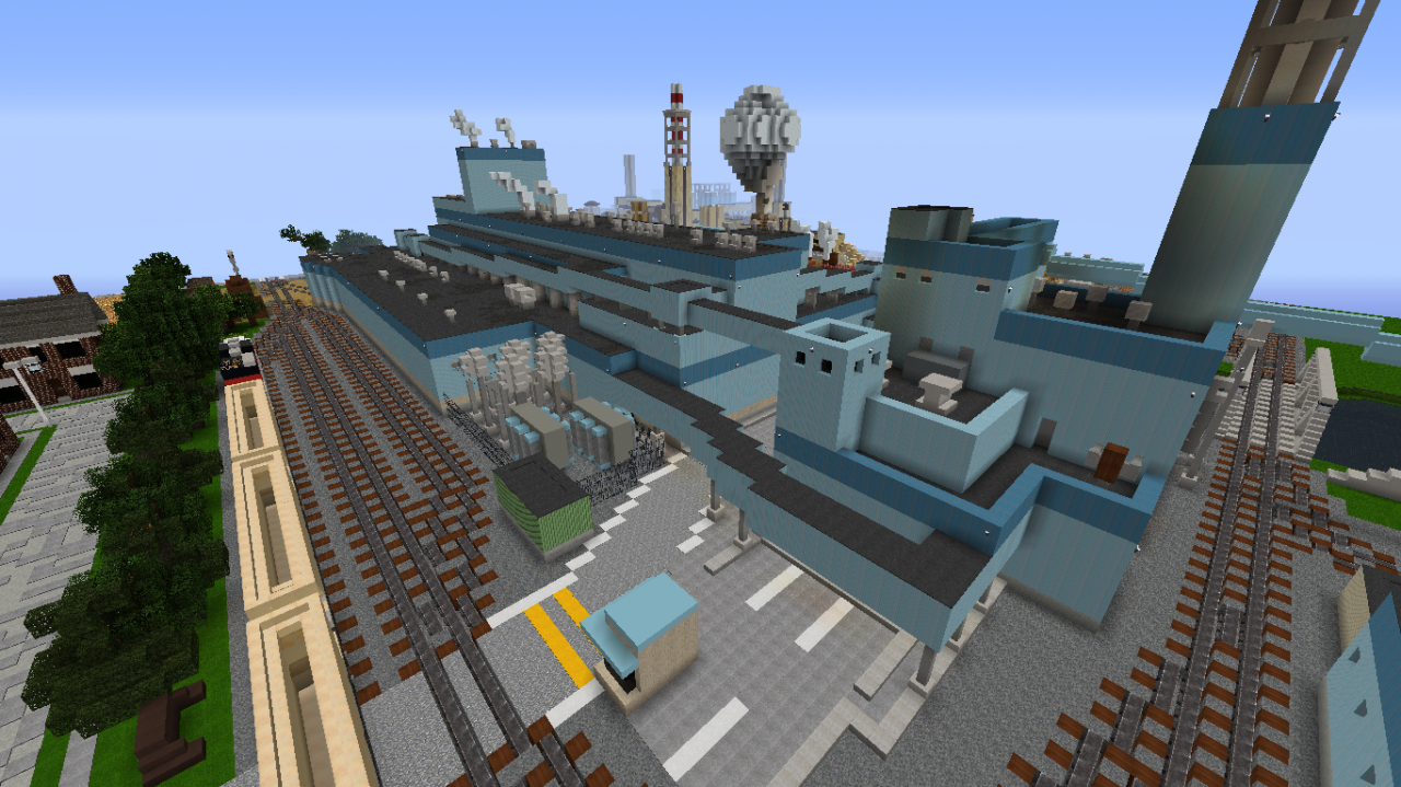 PULP & PAPER MILL Minecraft Map