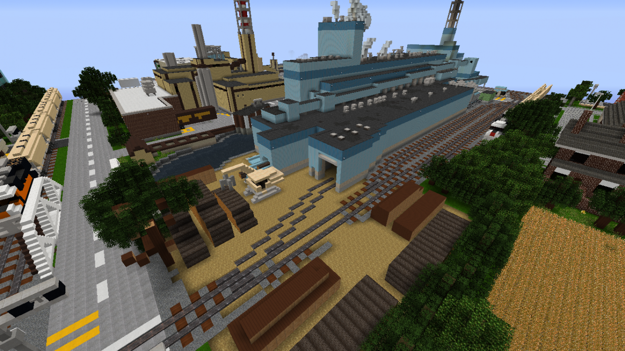PULP & PAPER MILL Minecraft Map