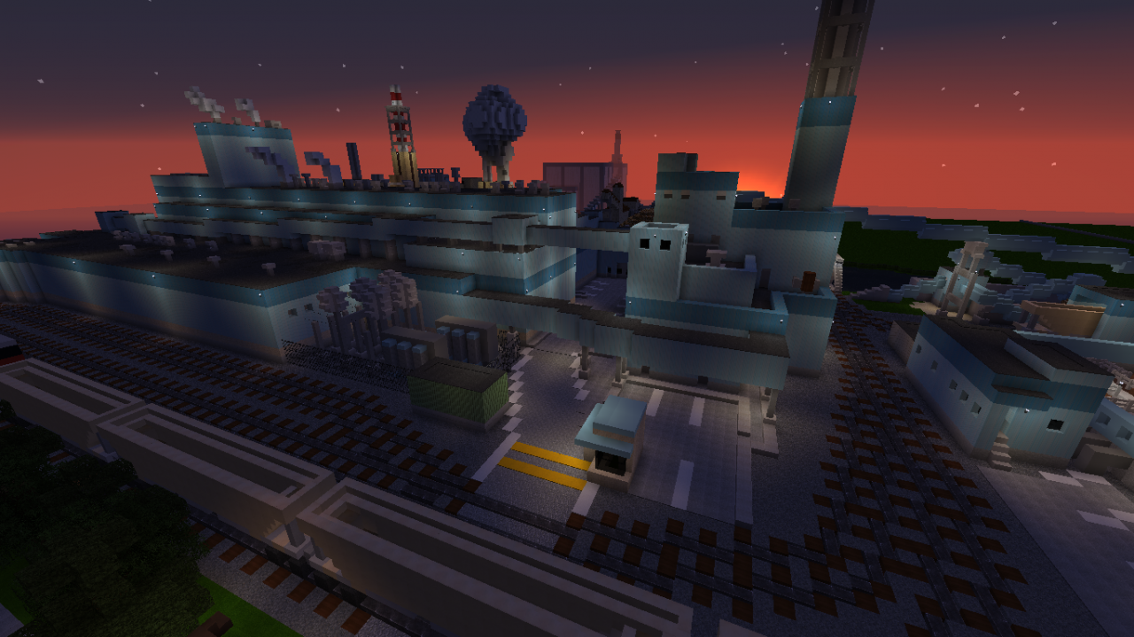 PULP & PAPER MILL Minecraft Map