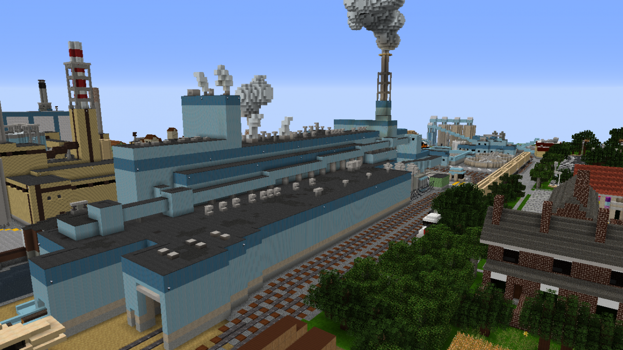 PULP & PAPER MILL Minecraft Map