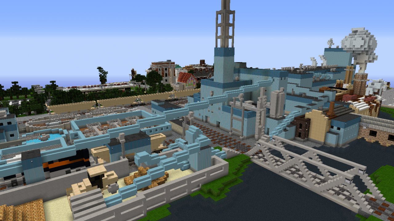 PULP & PAPER MILL Minecraft Map