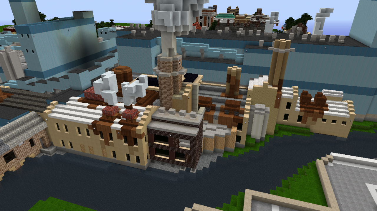 PULP & PAPER MILL Minecraft Map