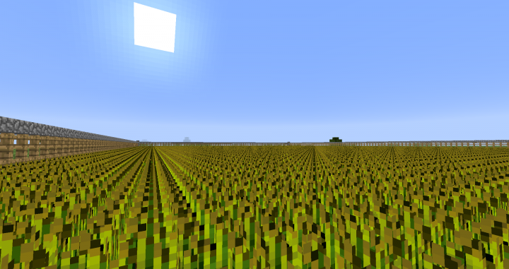Massive Wheat Farm Minecraft Map