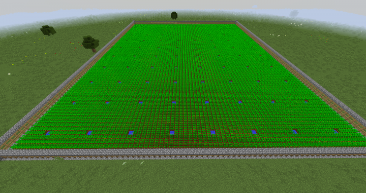 Massive Carrot Farm Minecraft Map