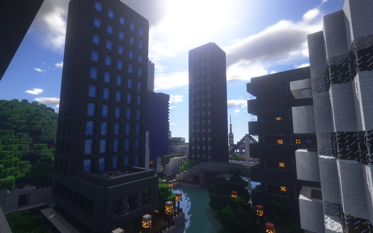 Realistic city Minecraft Map