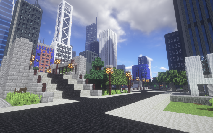Realistic city Minecraft Map