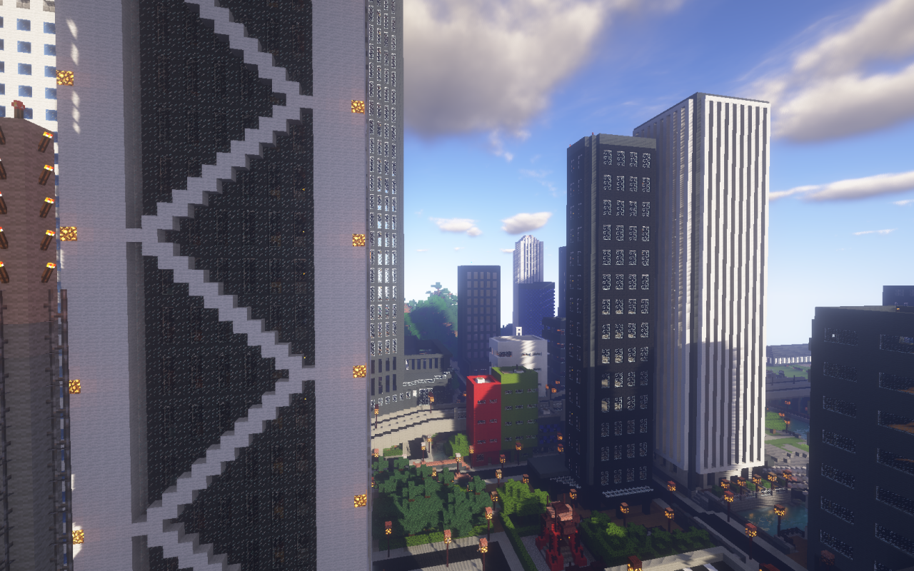 Realistic city Minecraft Map