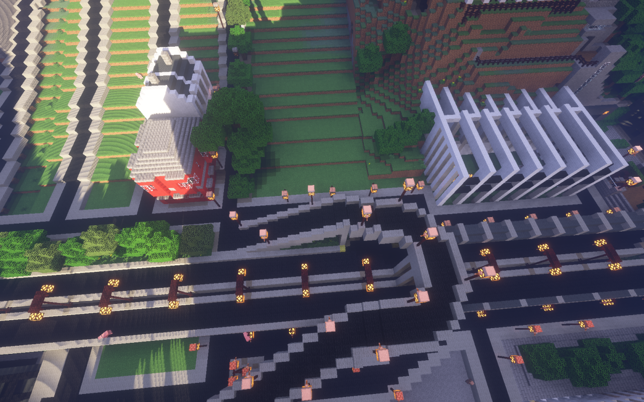 Realistic city Minecraft Map