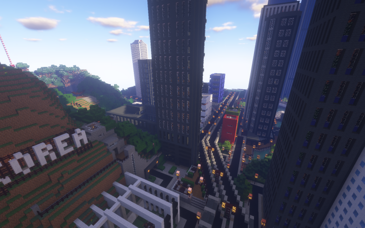 Realistic city Minecraft Map