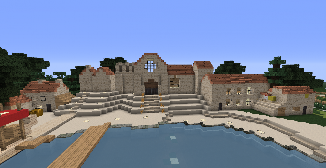 Reproduction du Puy du Fou Minecraft Map