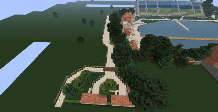 Reproduction du Puy du Fou Minecraft Map