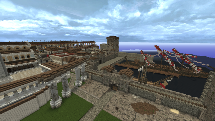 Acerrae Vatriae ~ Constantinople styled capital (ALTHALOS) Minecraft Map