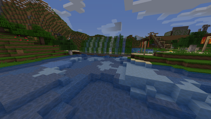 Water bridge Minecraft Map