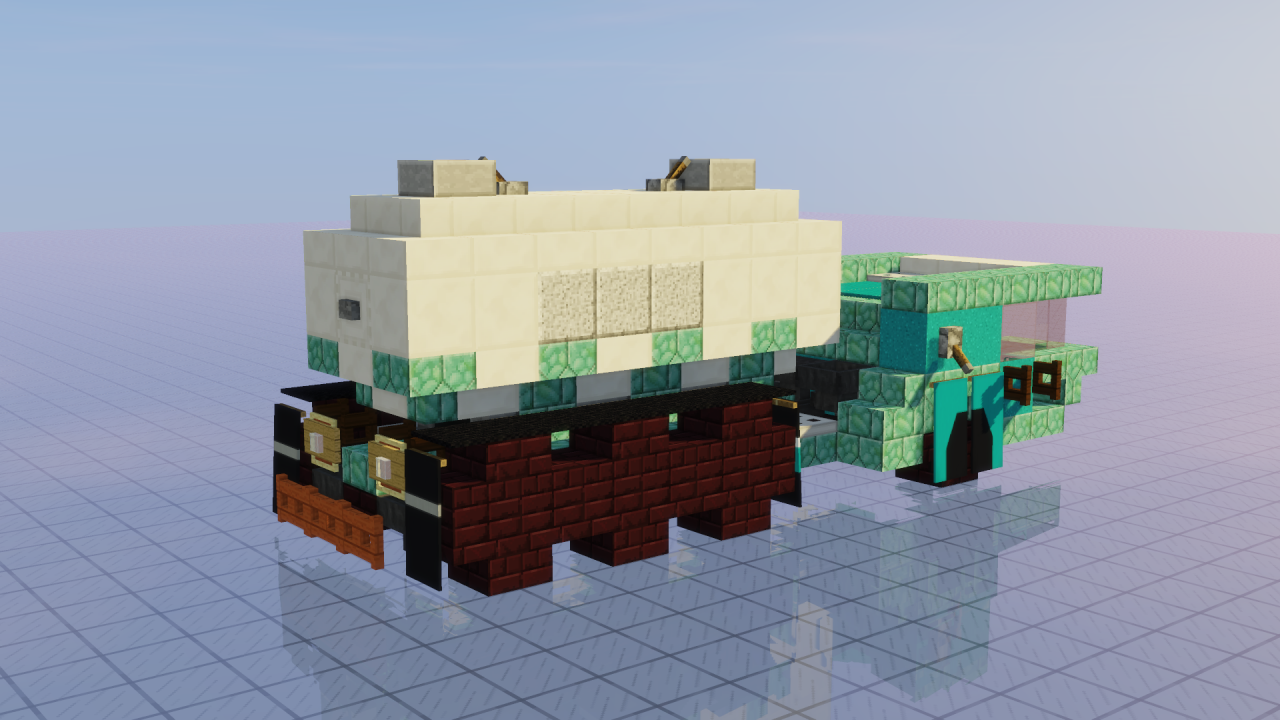 Atompunk Tank Truck Minecraft Map