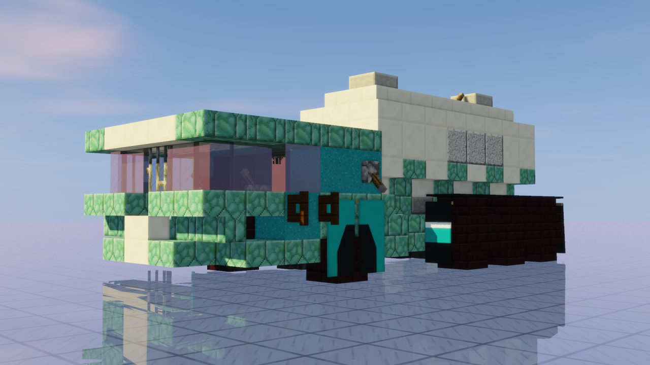 Atompunk Tank Truck Minecraft Map