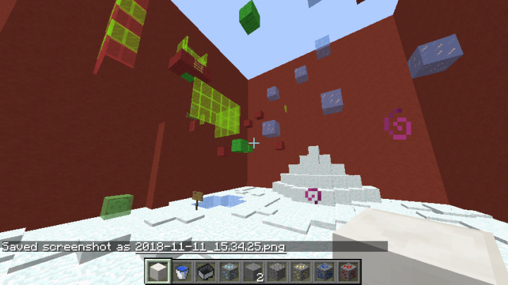 The Block Parkour. New Minecraft Parkour World Minecraft Map