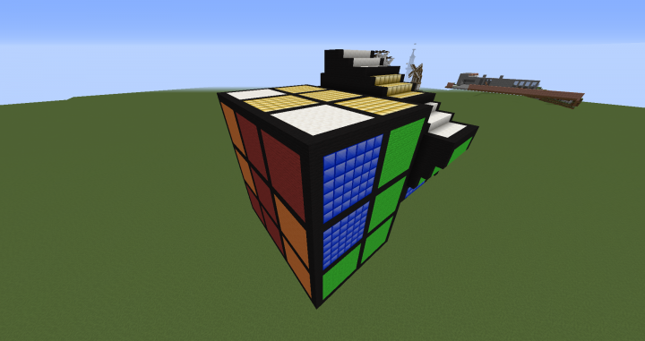 Rubik's Cube Schematic Minecraft Map