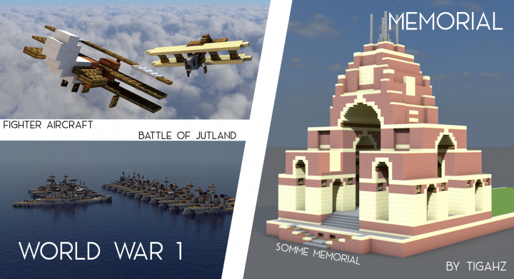 Lest We Forget | World War One Memorial Minecraft Map