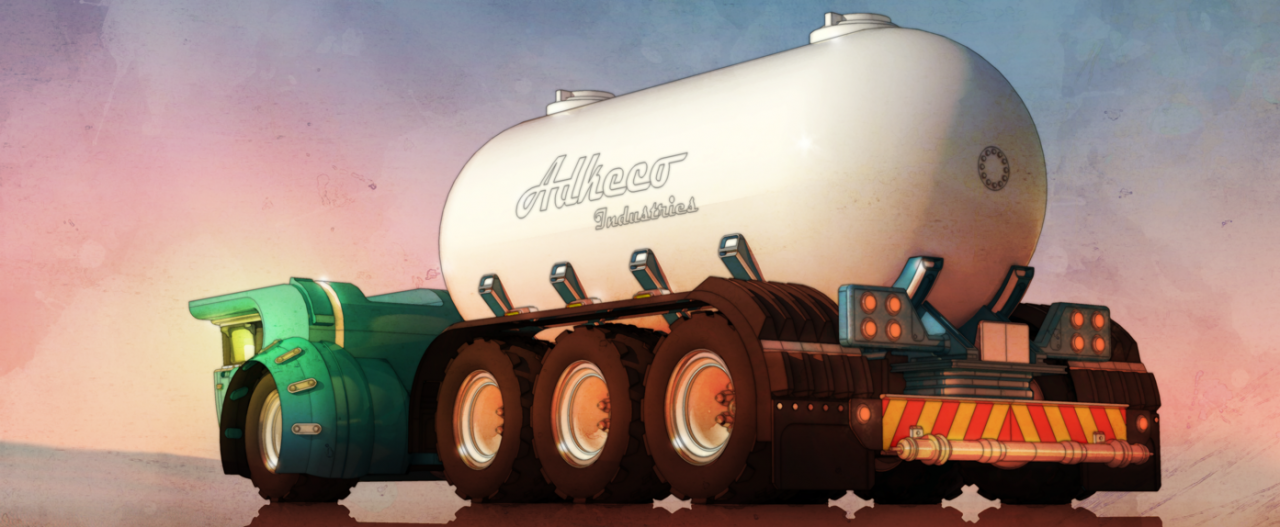 Atompunk Tank Truck Minecraft Map