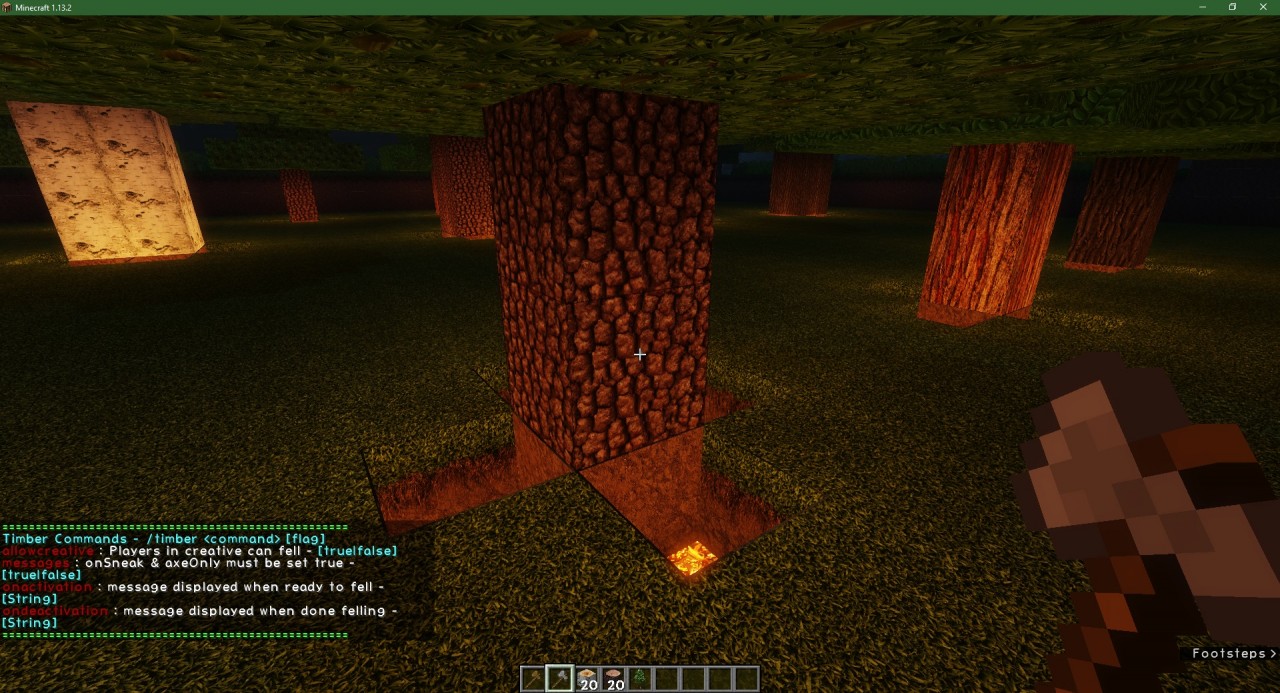 Timber Plugin Minecraft Mod