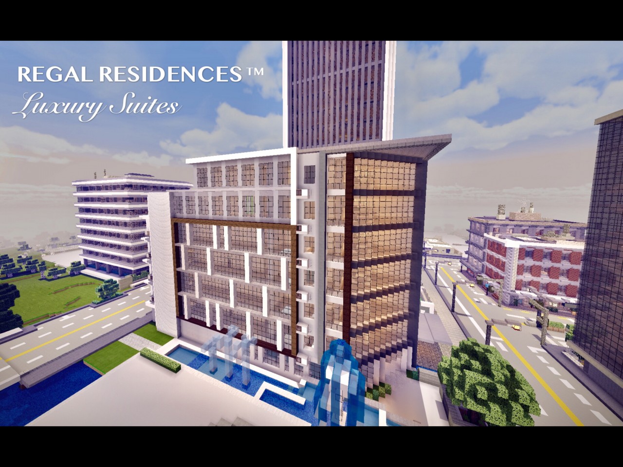 Regal Residences™️ Apartment Building (full interior) Minecraft Project
