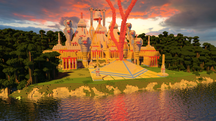 ՇԾעȝ - The golden temple Minecraft Map