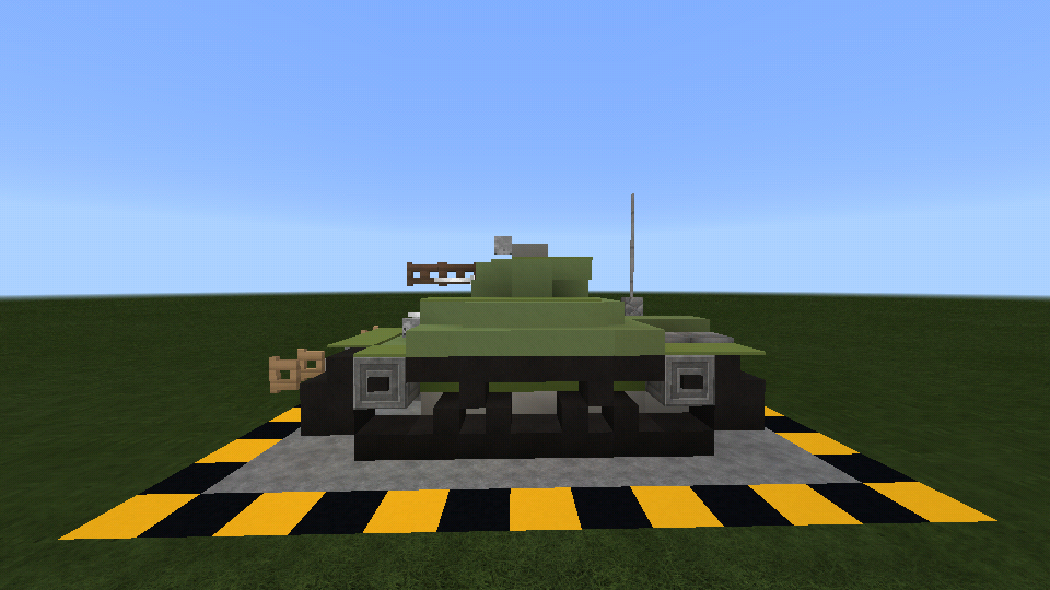 tanque japones ficticio de la segunda guerra mundial Minecraft Map