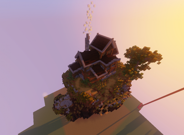 House on island Minecraft Map