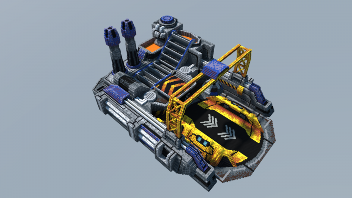 Alied ore refinery | C&C Red Alert 3 Minecraft Map