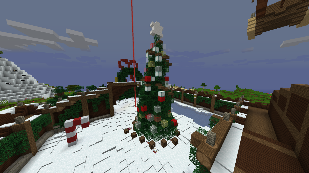Festive Christmas Tree Minecraft Map