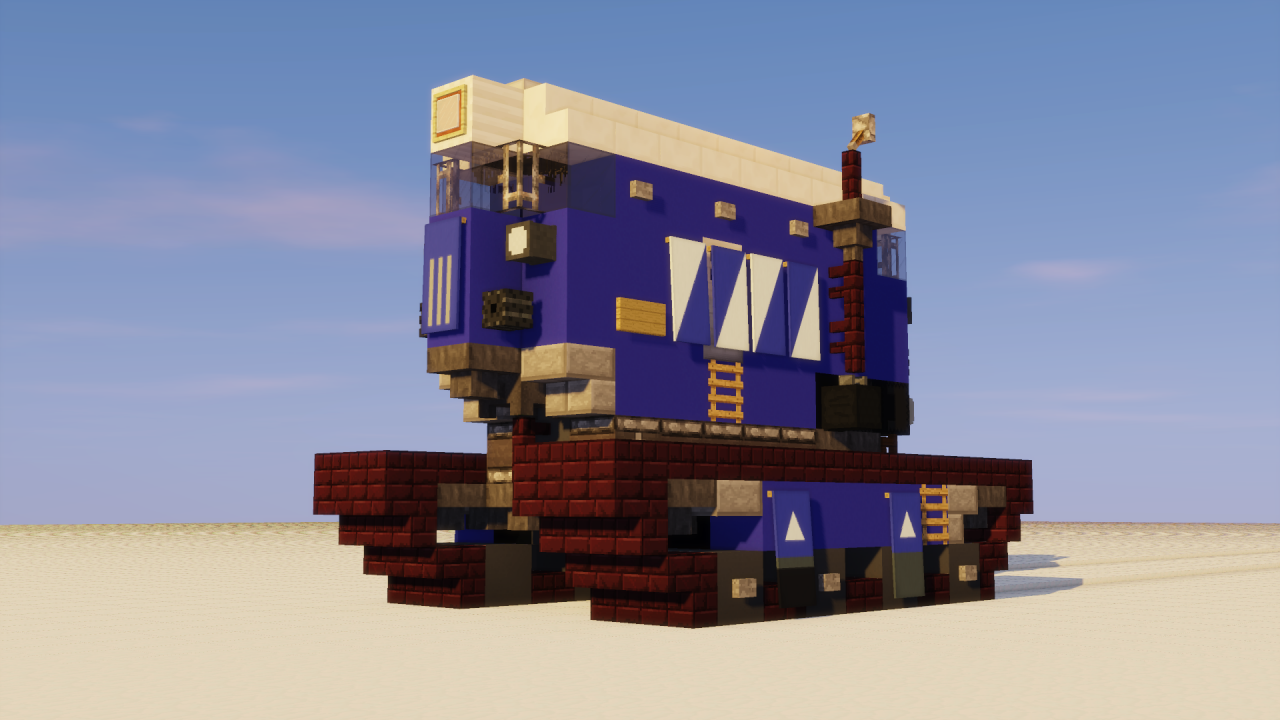 Dieselpunk Snow Vehicle Minecraft Map