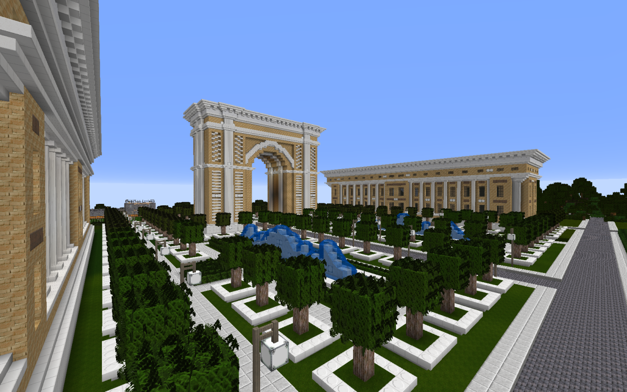 City of Social Realism, Grand Victory Square Minecraft Map