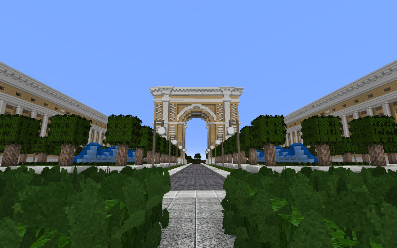 City of Social Realism, Grand Victory Square Minecraft Map