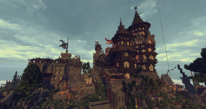 Meine Burg in Steiningen Minecraft Map