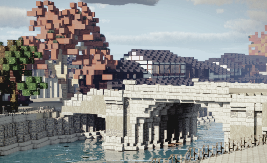 Umibebashi, Fukagawa, Fukagawa Ward, Tokyo, Japan Minecraft Map
