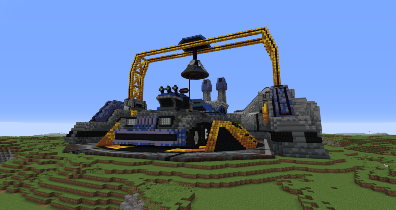 Alied ore refinery | C&C Red Alert 3 Minecraft Map