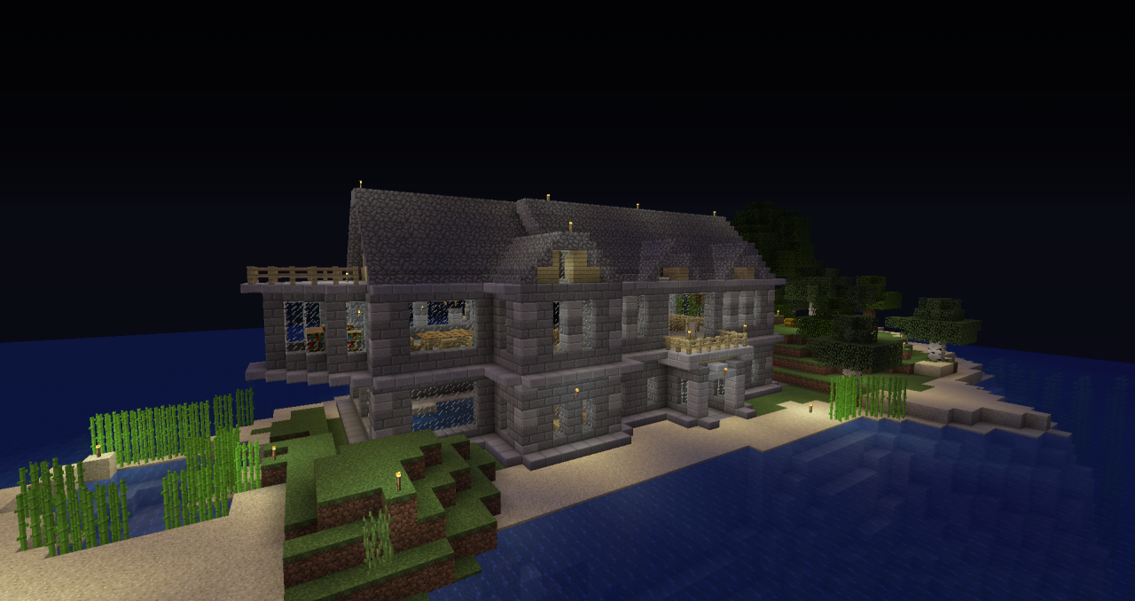 Beach-side Mansion by Bodhisativa Minecraft Map