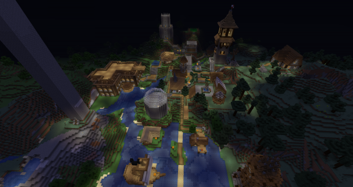 Community Village - OneManParty22 and justindennis1234 Minecraft Map