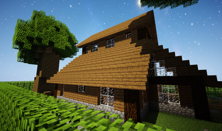 Spruce Cabin +YARD Minecraft Map